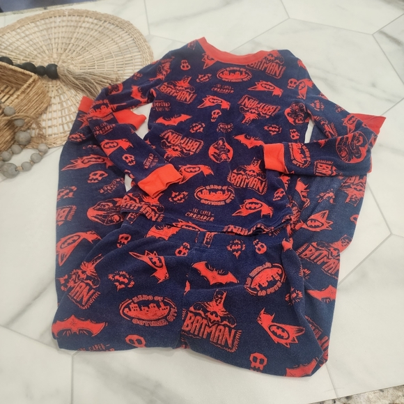 Batman | Pajamas | Batman Boys Size 8 Cutest Red And Blue Gotham City ...